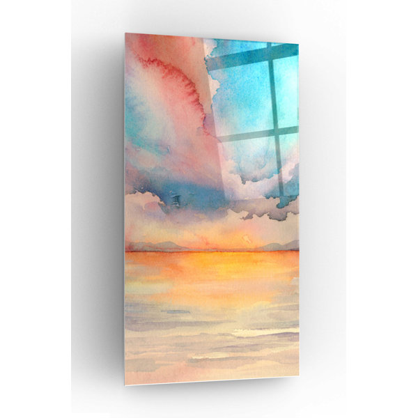 Dovecove Sea Sunset Triptych II On Plastic/Acrylic by Grace Popp Painting | Wayfair